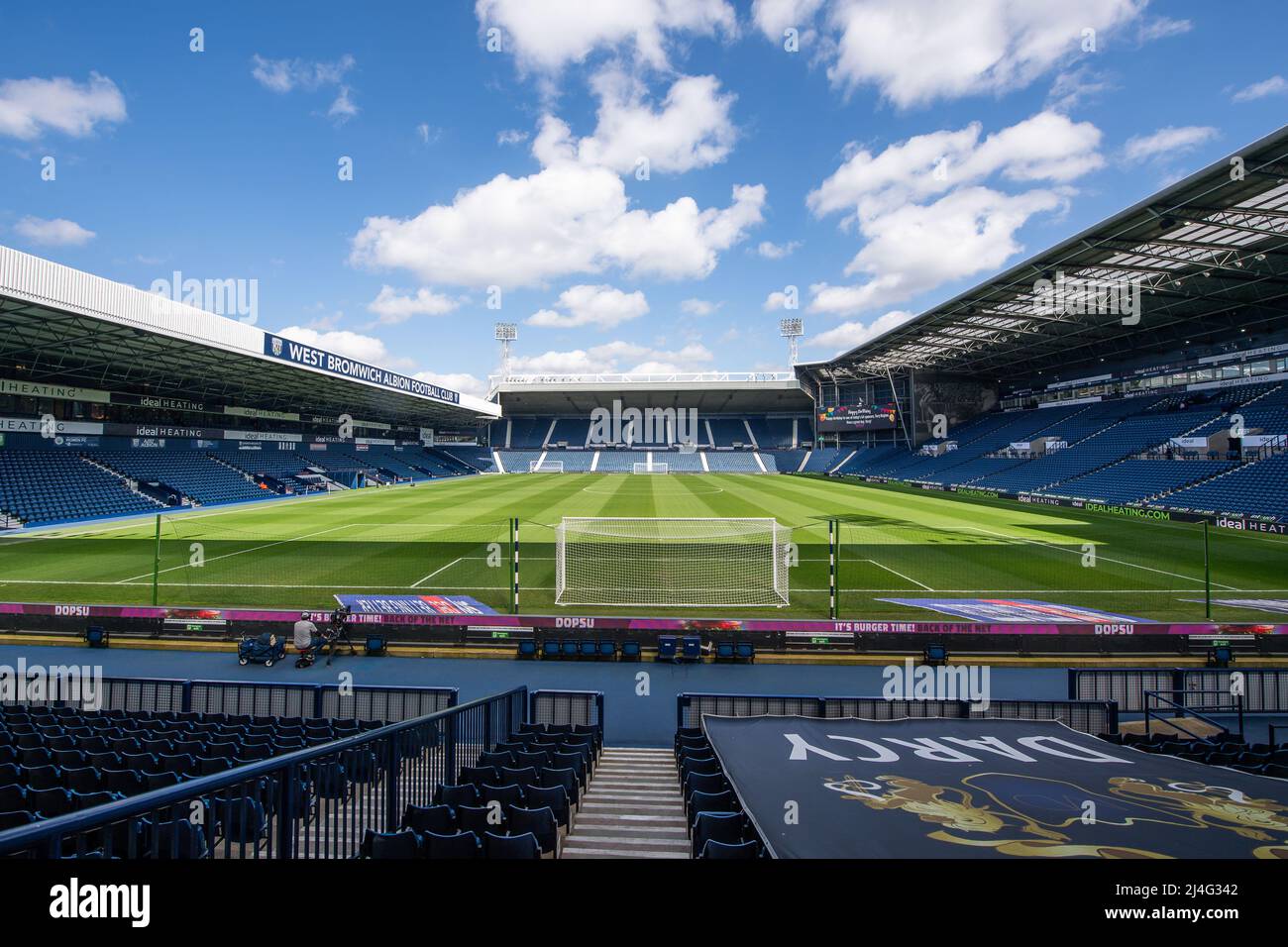 General view of The Hawthorns, Home of West Bromwich Albion Stock Photo ...