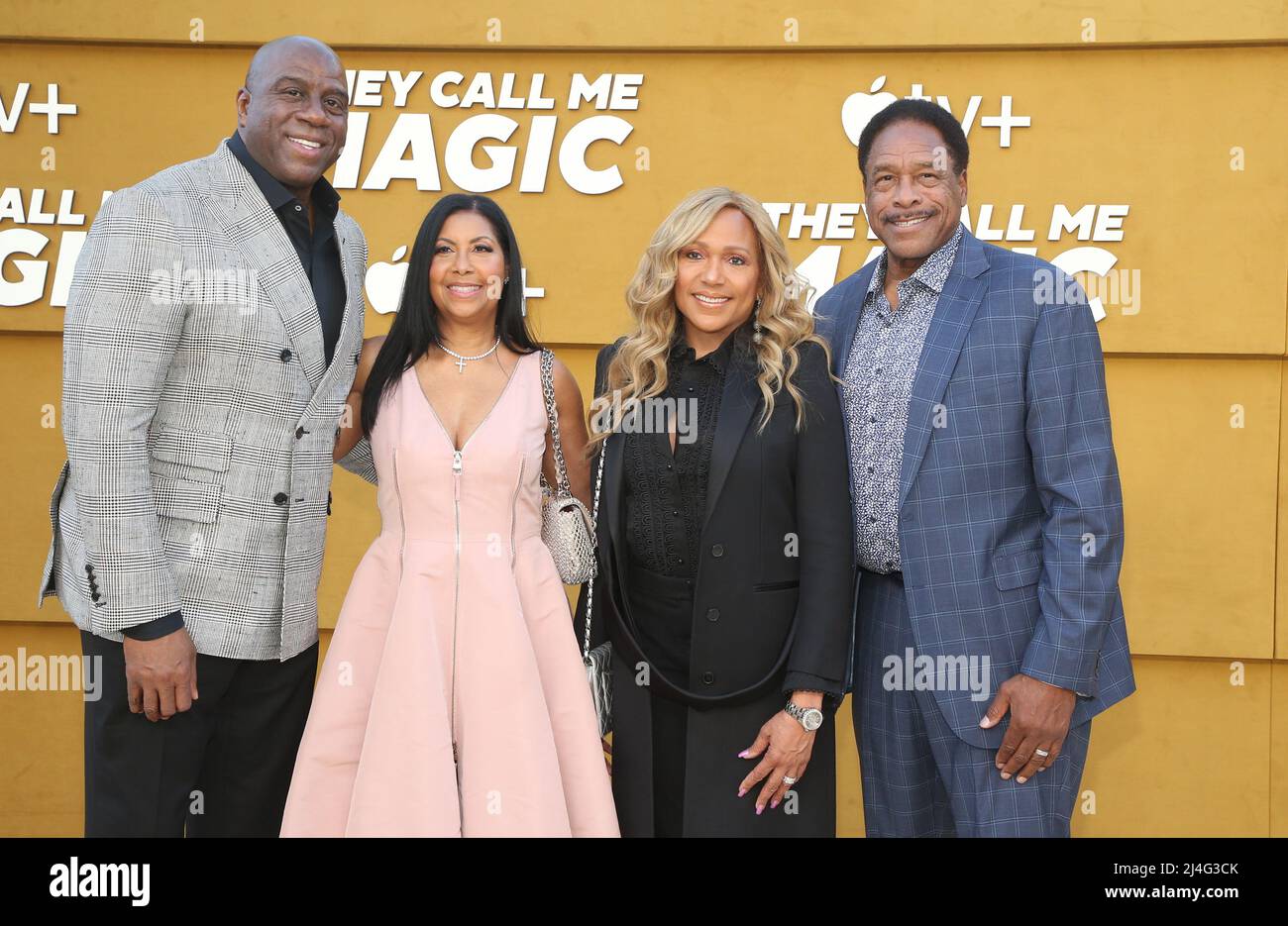 Los Angeles, Ca. 14th Apr, 2022. Magic Johnson, Cookie Johnson, Tonya ...