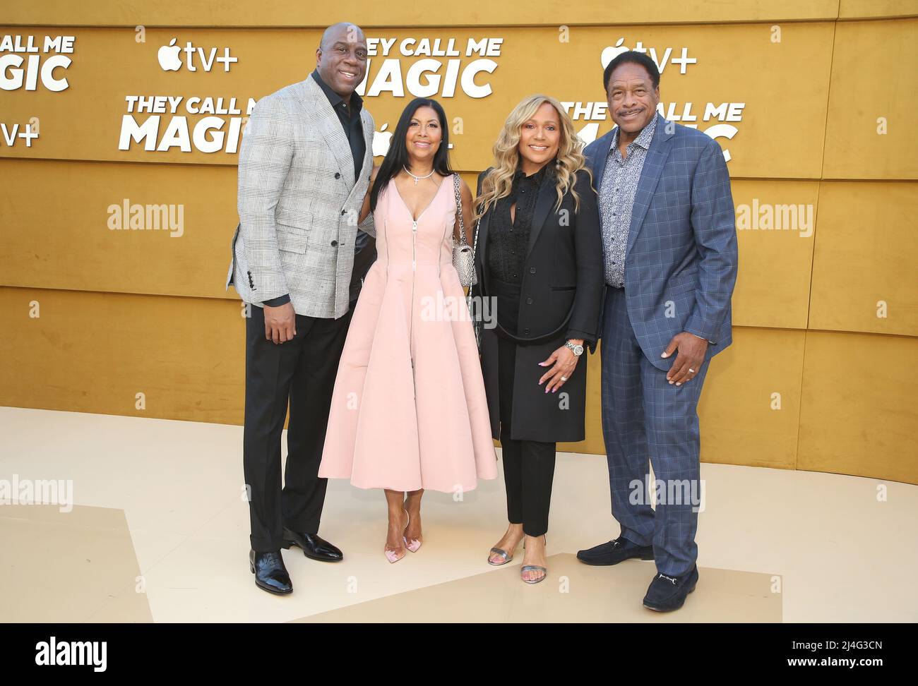 Los Angeles, Ca. 14th Apr, 2022. Magic Johnson, Cookie Johnson, Tonya ...