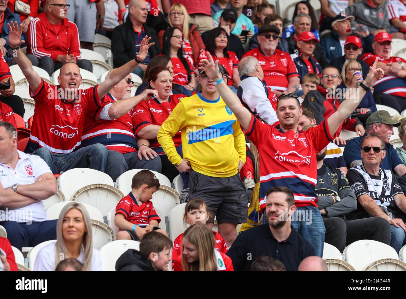 Hull KR fans at the Hull derby Stock Photo - Alamy