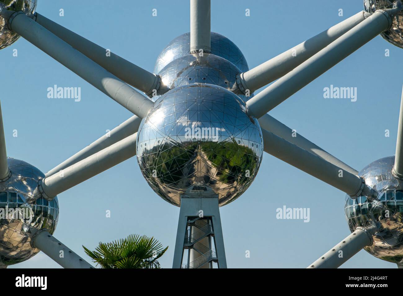 View of the atomium in Brussels, Belgium Stock Photo - Alamy