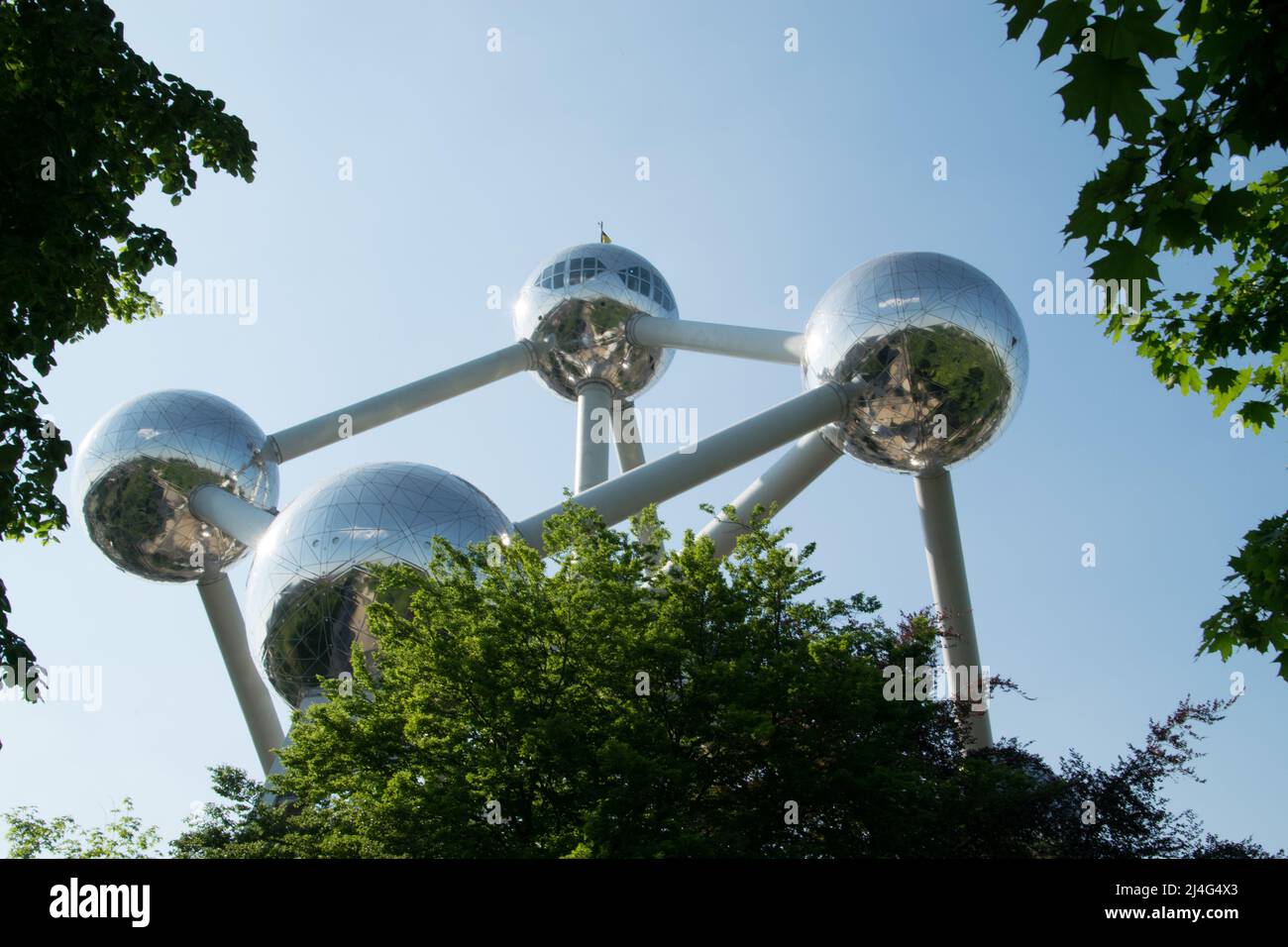 View of the atomium in Brussels, Belgium Stock Photo - Alamy