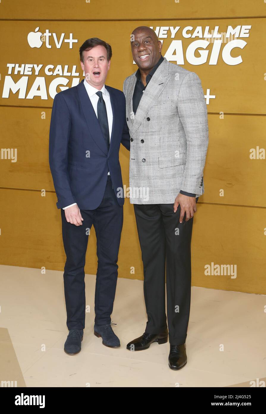 Los Angeles, Ca. 14th Apr, 2022. Magic Johnson, Zack Van Amburg, at the ...