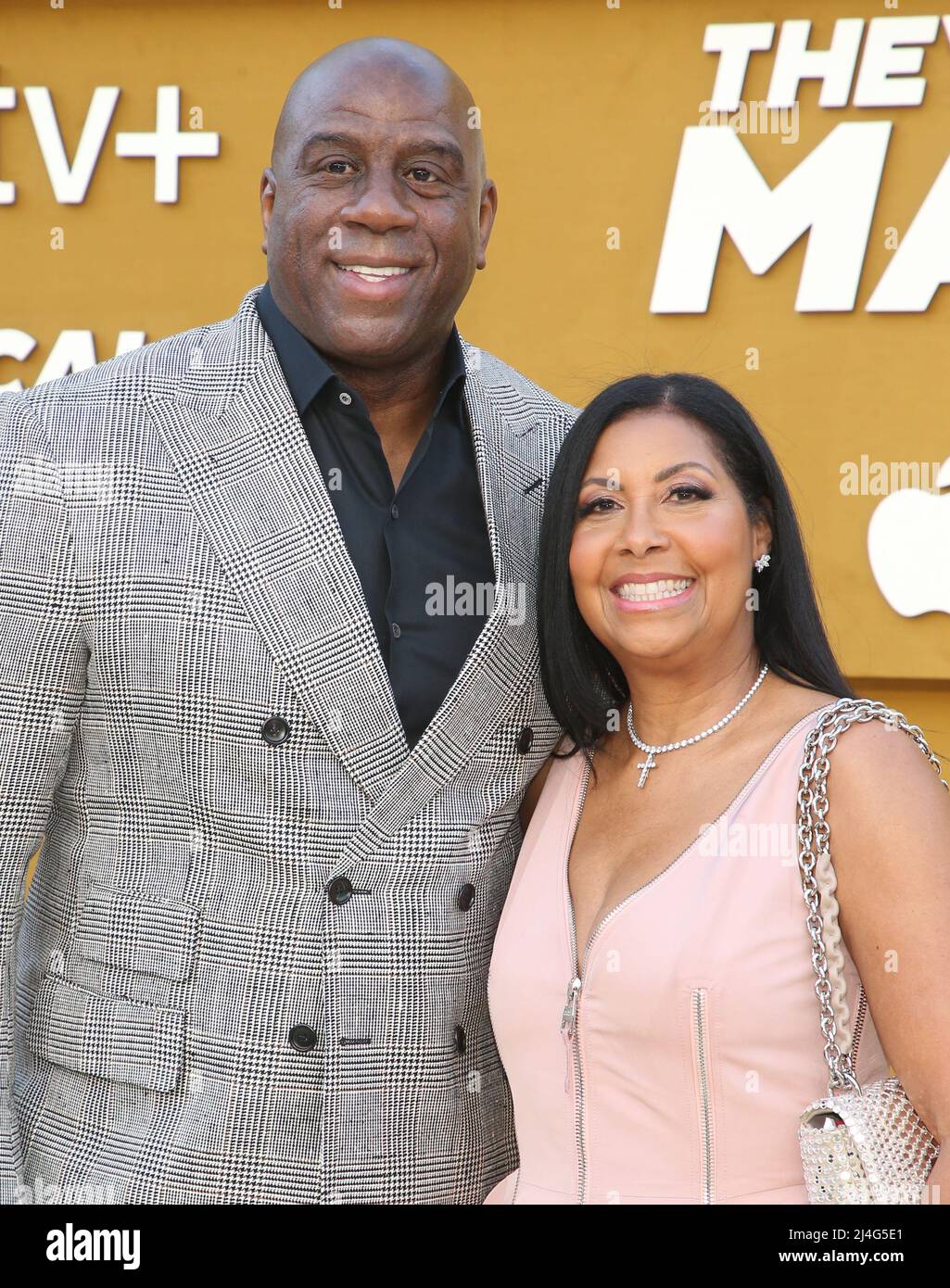 Los Angeles, Ca. 14th Apr, 2022. Magic Johnson, Cookie Johnson, at the ...