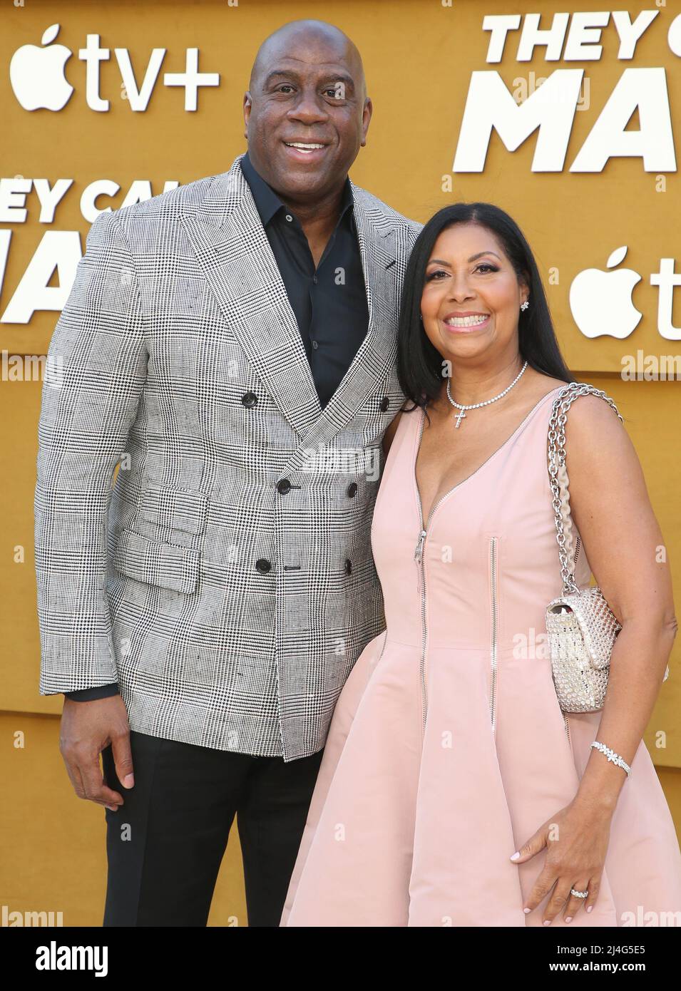 Los Angeles, Ca. 14th Apr, 2022. Magic Johnson, Cookie Johnson, at the ...