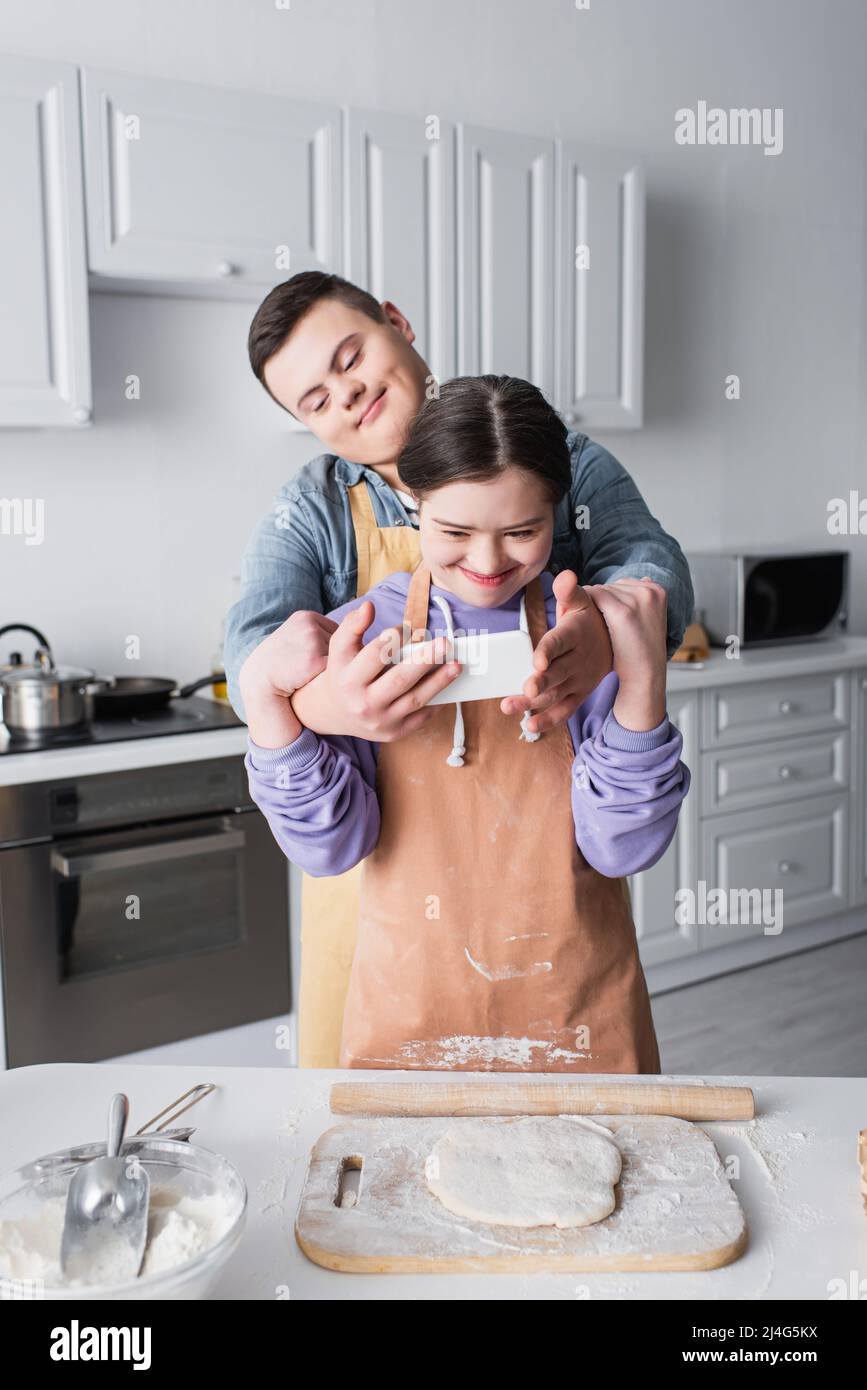 Down syndrome girl cook hi-res stock photography and images - Alamy