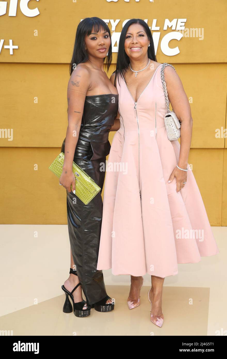 Los Angeles, Ca. 14th Apr, 2022. Elisa Johnson, Cookie Johnson, at the ...