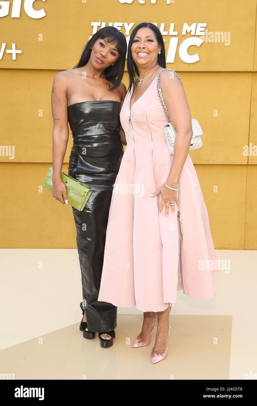 Los Angeles, Ca. 14th Apr, 2022. Elisa Johnson, Cookie Johnson, at the ...