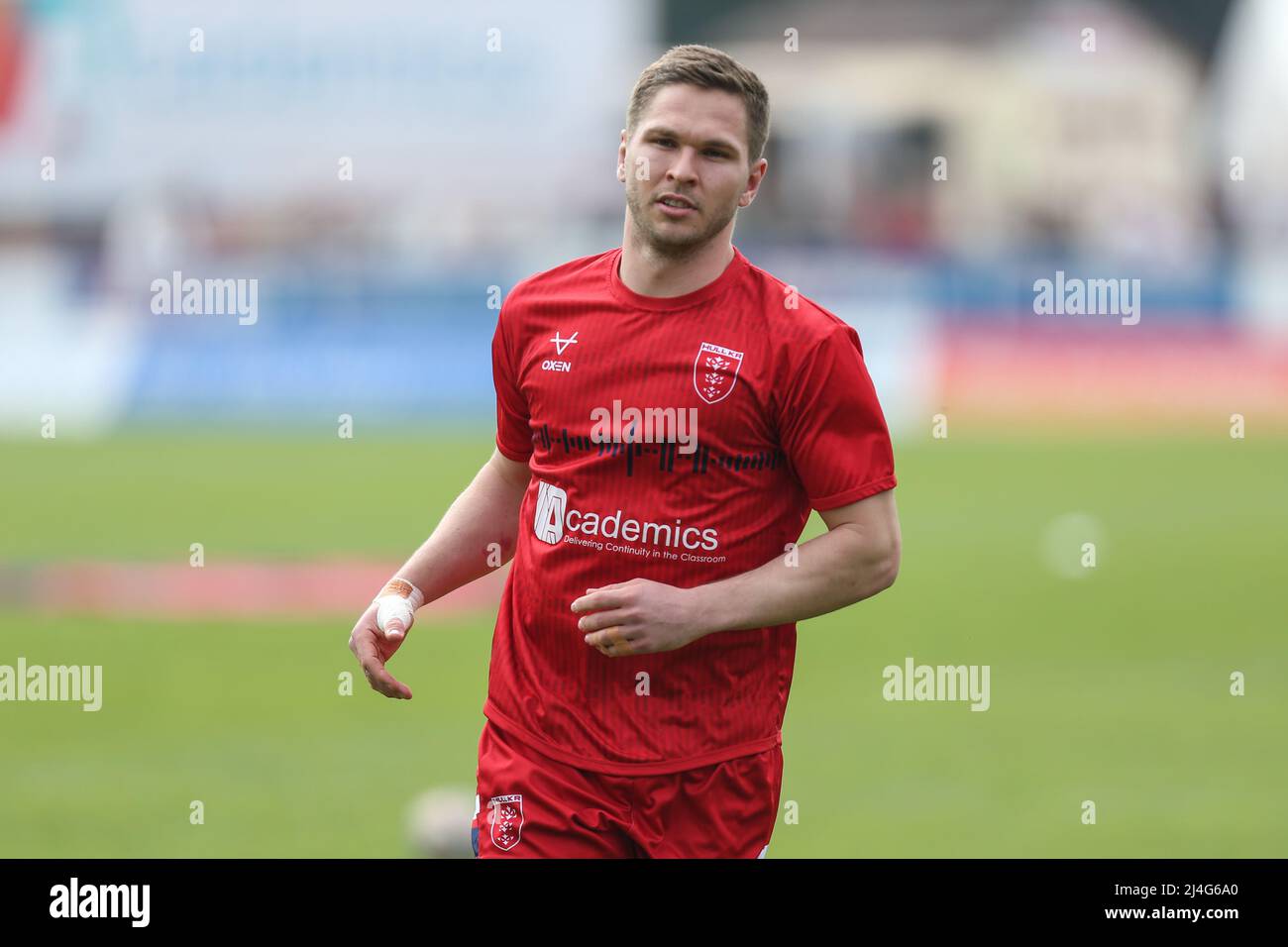 Matt Parcell #9 of Hull KR during pre-game warm up Stock Photo - Alamy