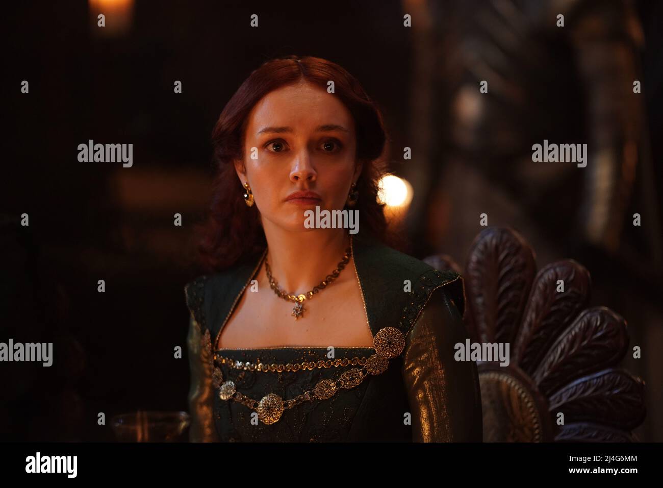 OLIVIA COOKE in HOUSE OF THE DRAGON (2022), directed by CLARE KILNER and MIGUEL SAPOCHNIK ...