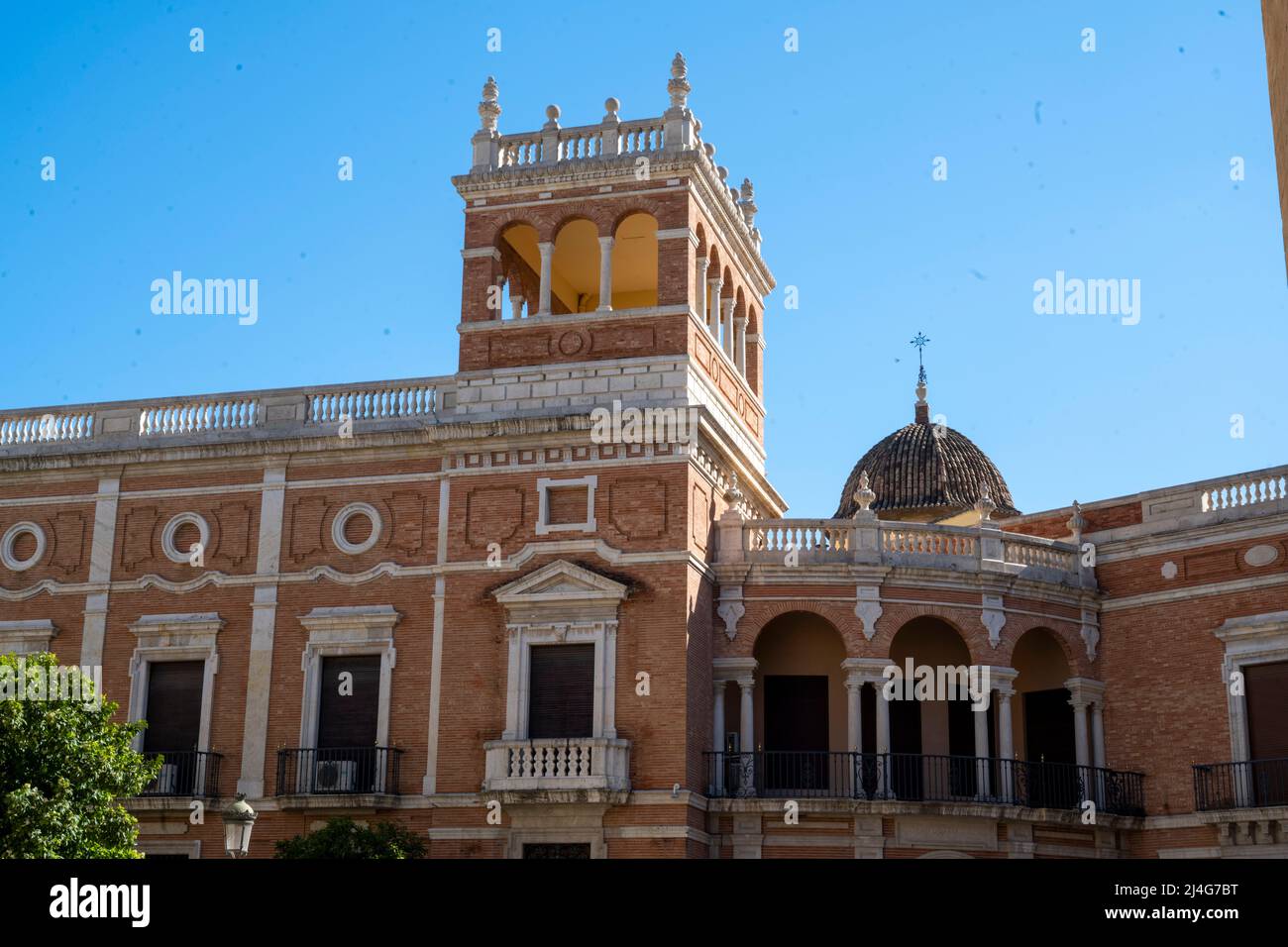 Spanien, Valencia, Palacio Arzobispal de Valencia, Blick vom Plaza de ...