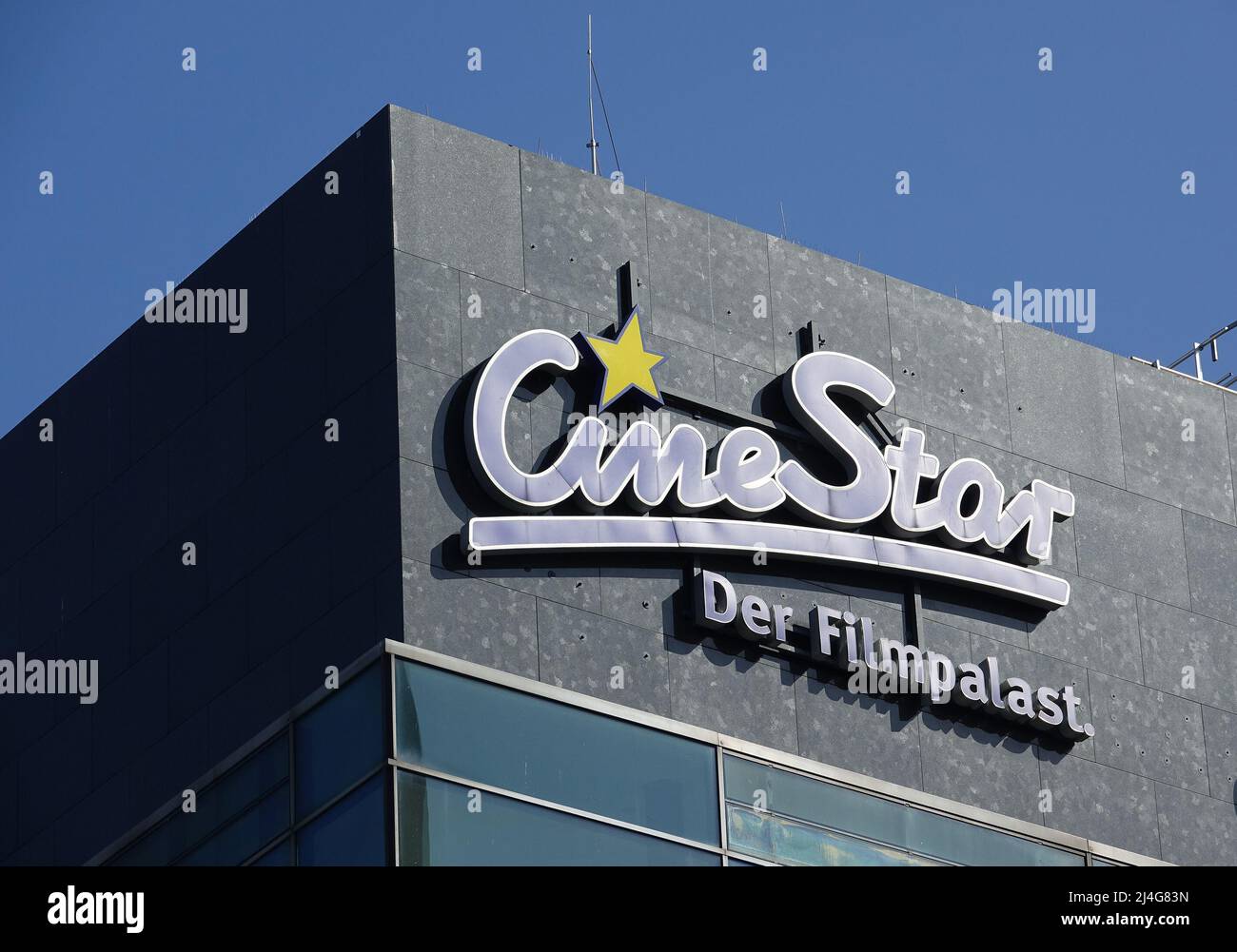 Berlin, Germany. 21st Mar, 2022. The logo of the "Cinestar" cinema ...