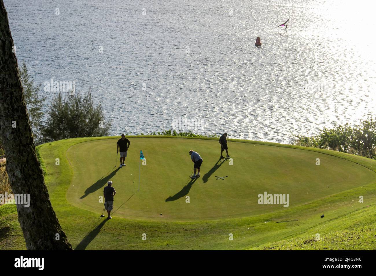 The Ocean Course at Hokuala, Lihue, Kauai, Hawai Stock Photo - Alamy