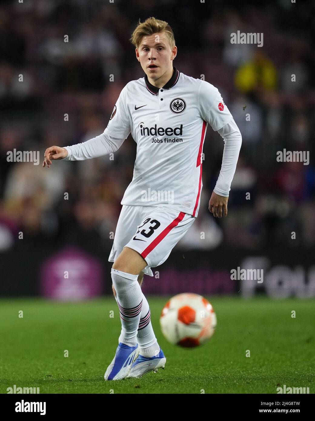 Jens Petter Hauge of Eintracht Frankfurt during the UEFA Europa League ...