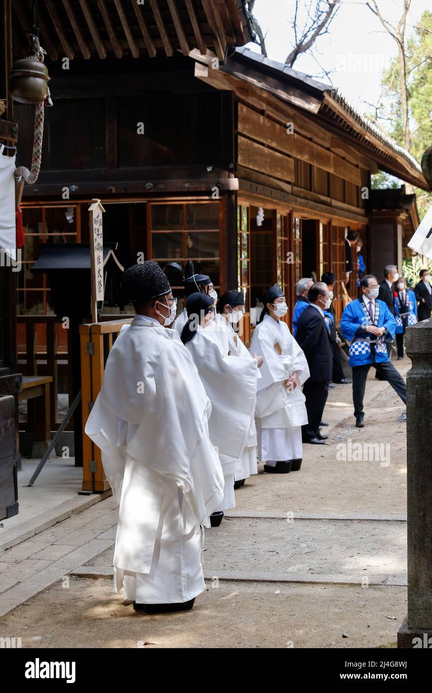 Onbashira festival in suwa hi-res stock photography and images - Alamy