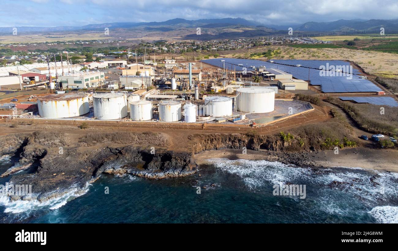 Kauai Island Utility Cooperative, KIUC, Kauai, Hawaii Stock Photo - Alamy