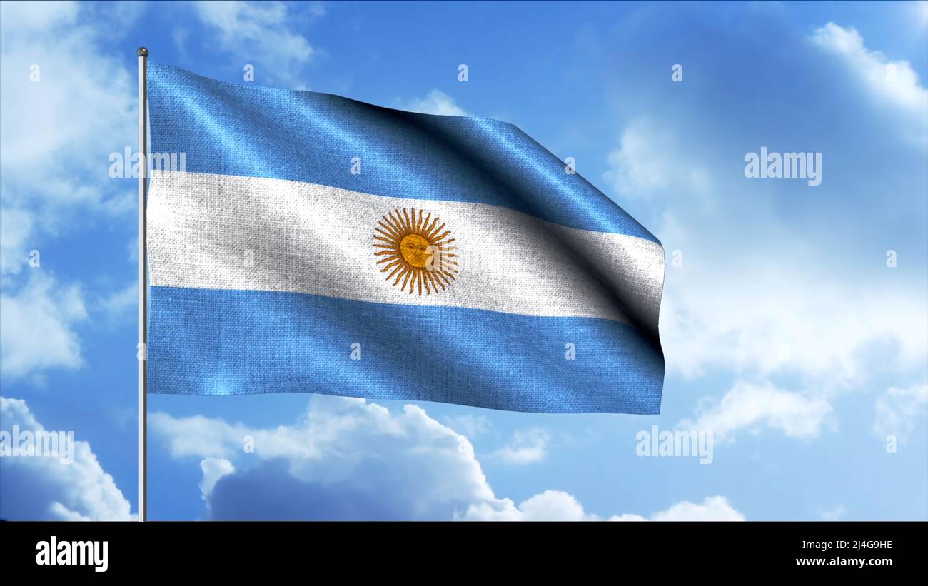 Argentina Flag Sun