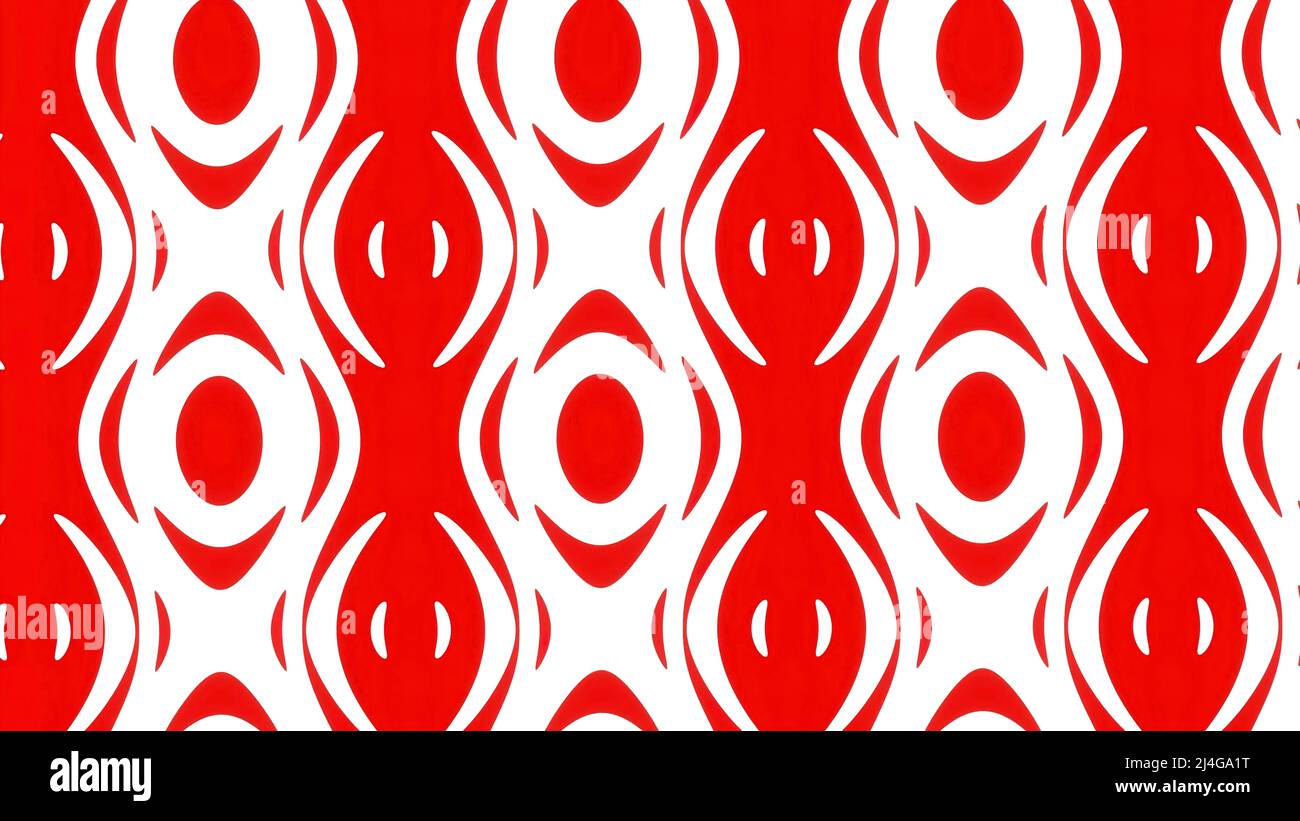 Abstract Kaleidoscopic Background With Transforming Geometric Shapes Seamless Loop Design