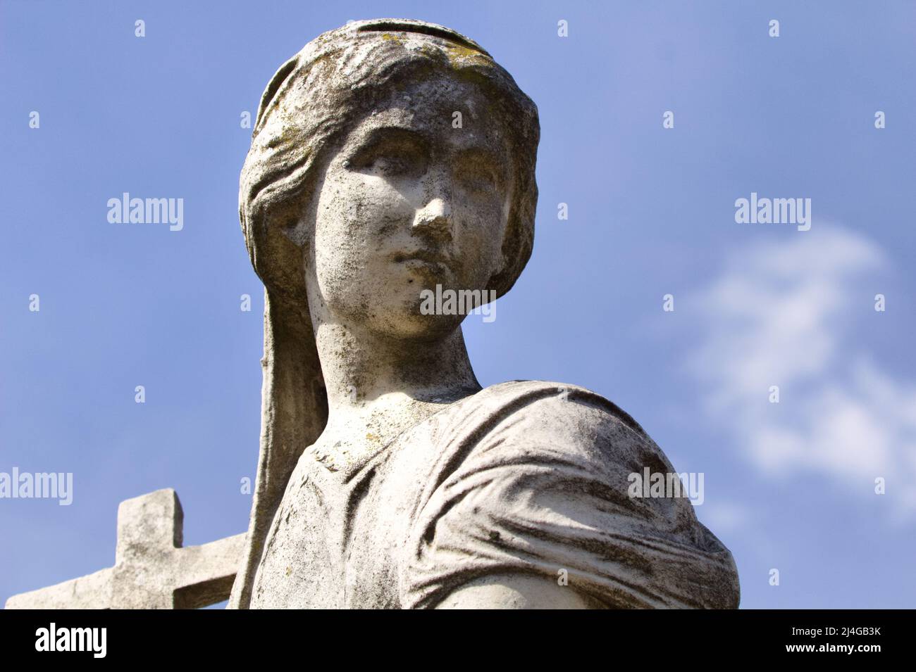 Hope - Statue In Montparnasse Cemetery - Paris Stock Photo - Alamy