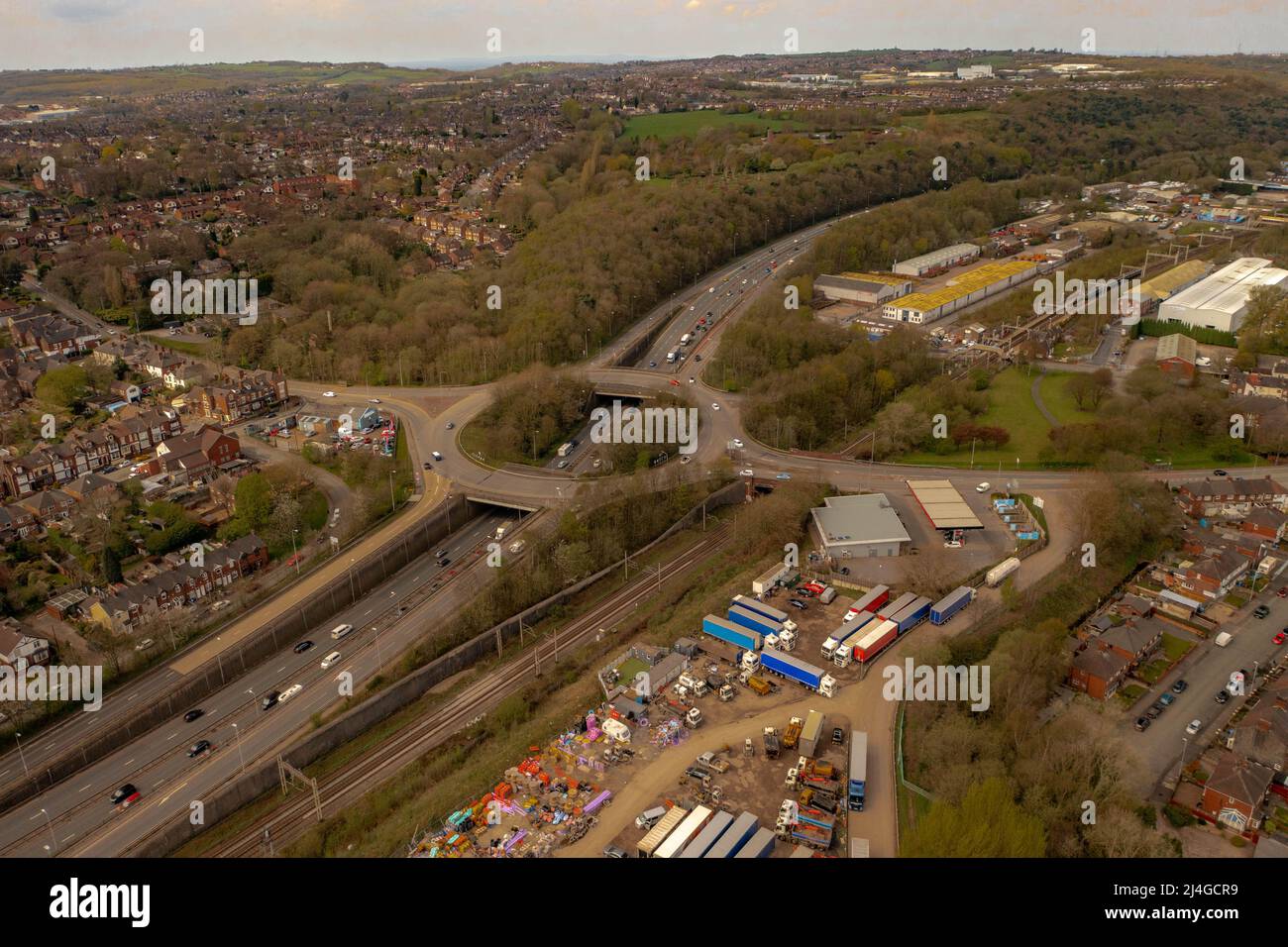 Stoke aerial drone hi-res stock photography and images - Alamy
