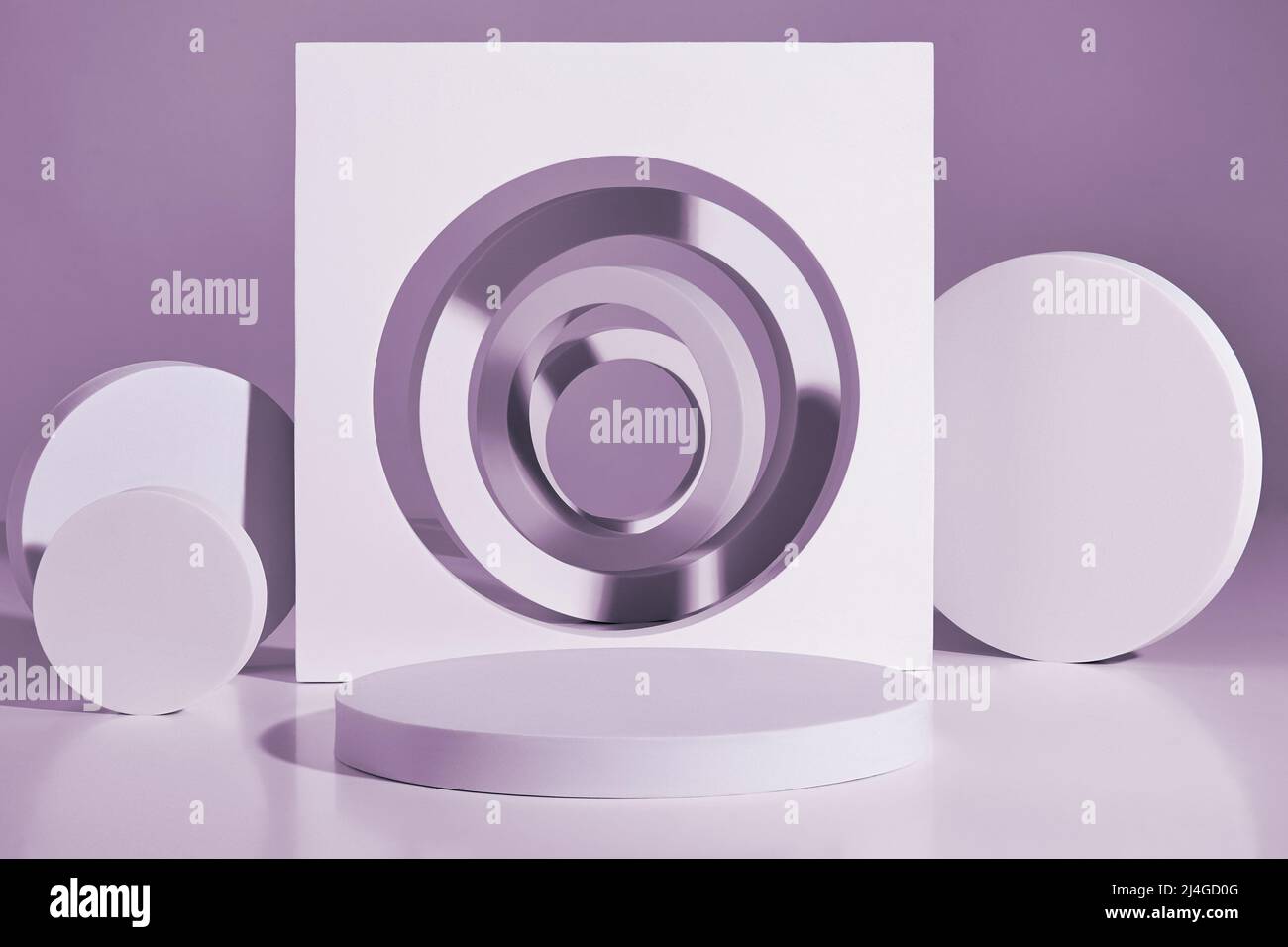 Abstract podium design for displaying product from geometrical shapes ...