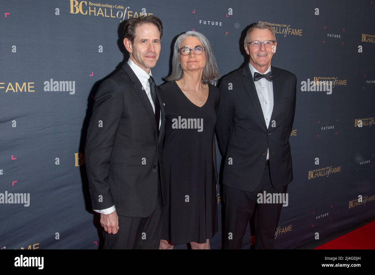 (L-R) Charlie Weiss, Debbie Weiss and JP Bommel attend the 2022 ...