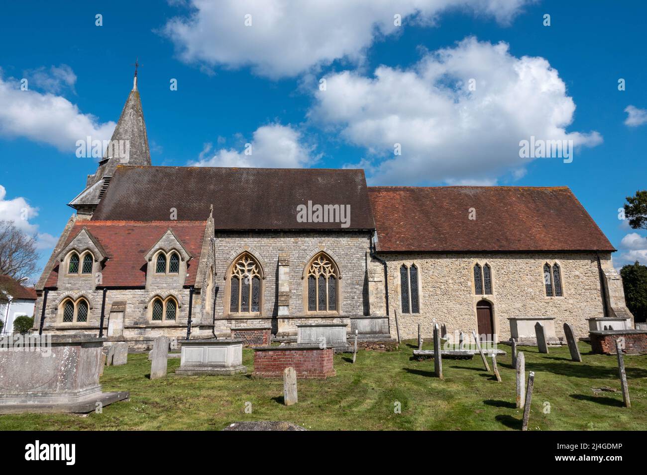 St Peters church Titchfield England the oldest church in Hampshire ...