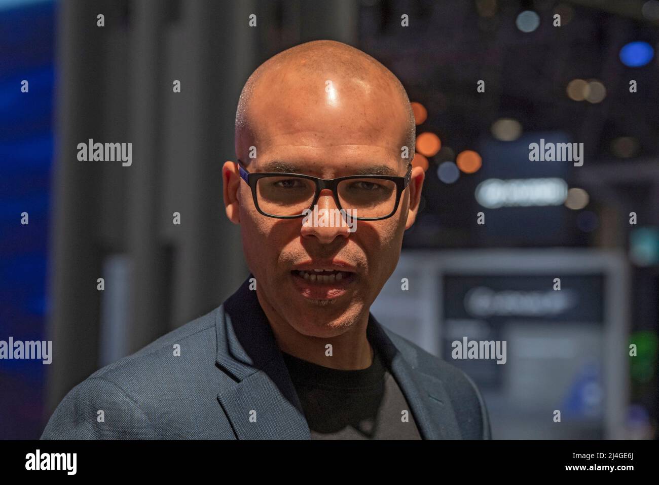 New York, United States. 13th Apr, 2022. Andre Hudson, Head of Design ...