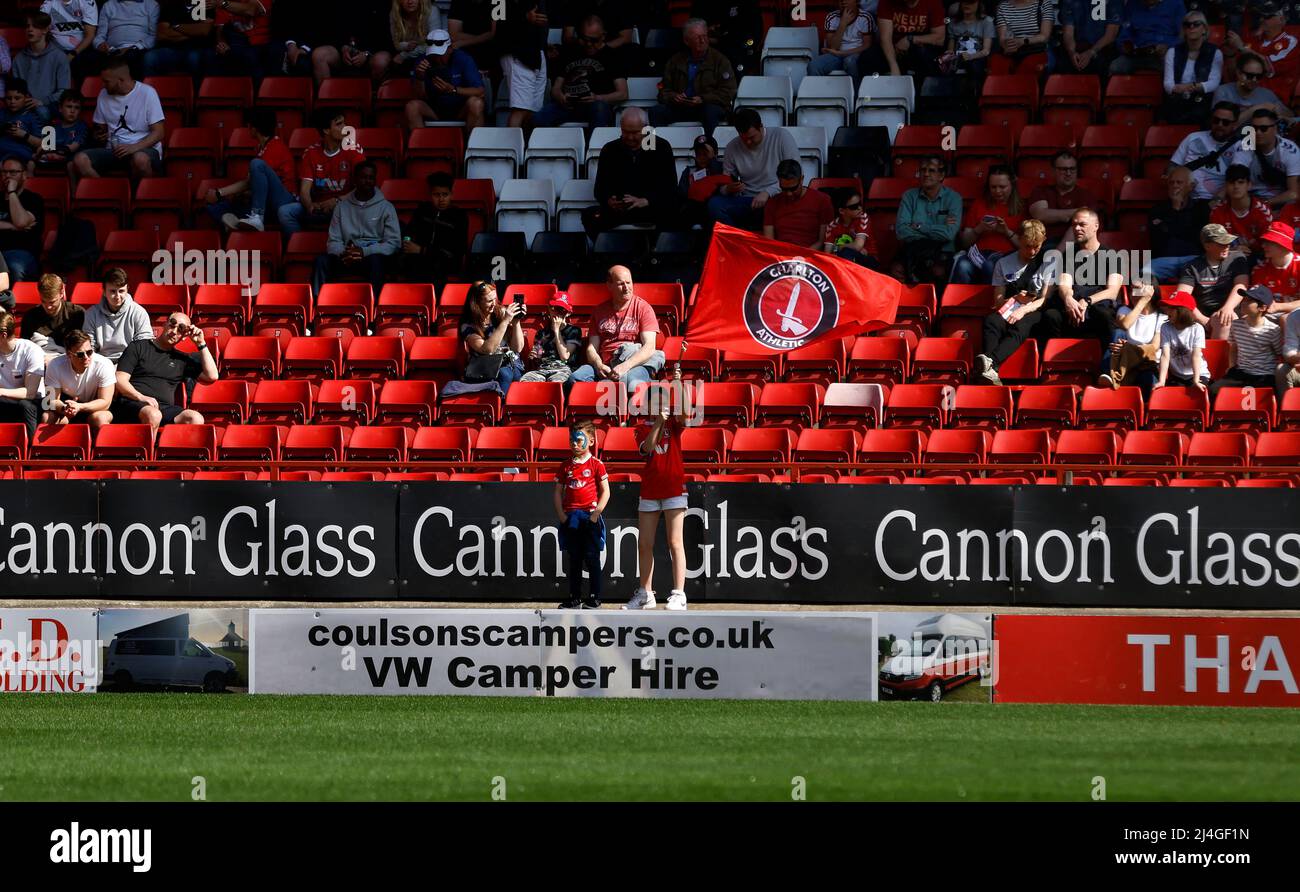 Charlton athletic flags hi-res stock photography and images - Alamy