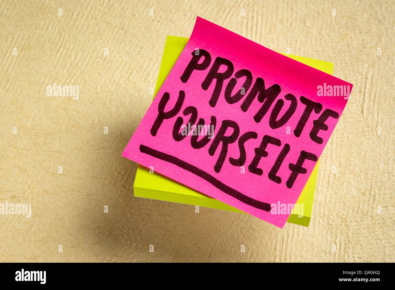 promote yourself reminder note - personal development and career ...
