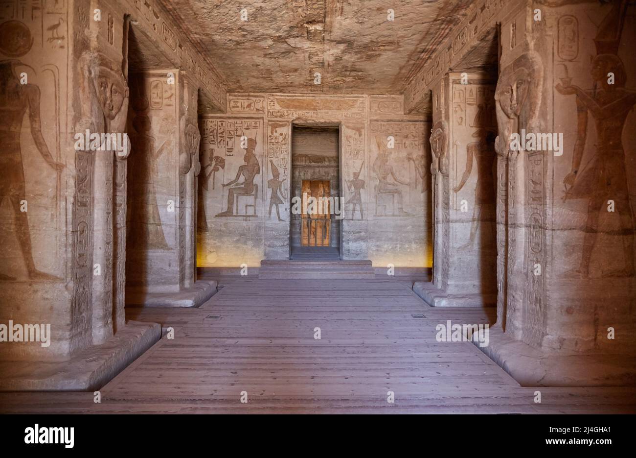 The Small Temple of Nefertari at Abu Simbel Stock Photo - Alamy
