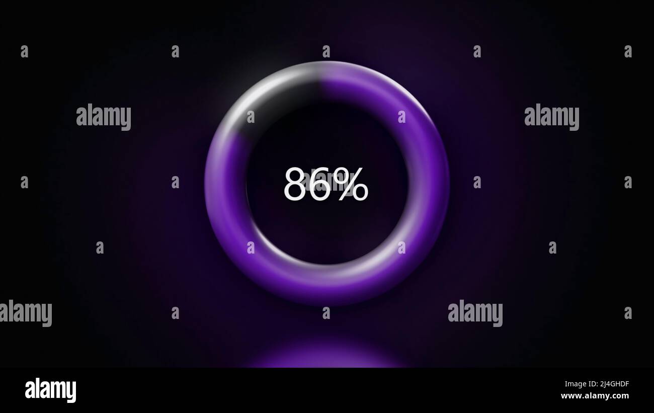 Black screen loading animation circle hi-res stock photography and ...