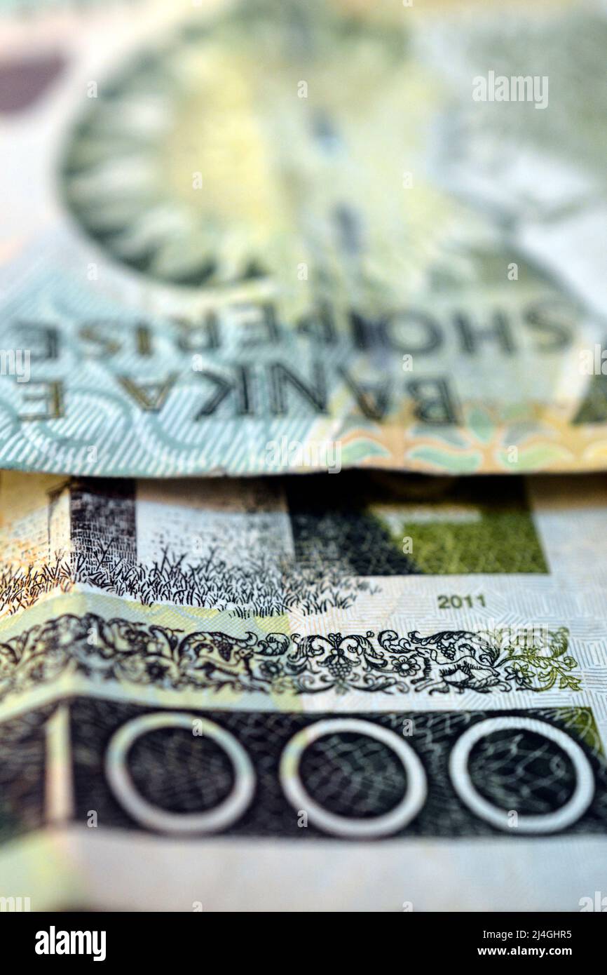 Albanian banknotes hi-res stock photography and images - Alamy
