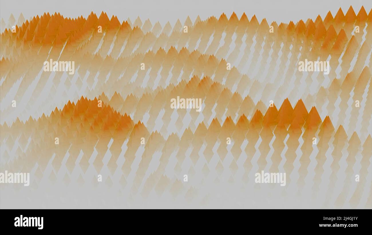 The motion of colorful particles on a white background. Design. Wavy ...