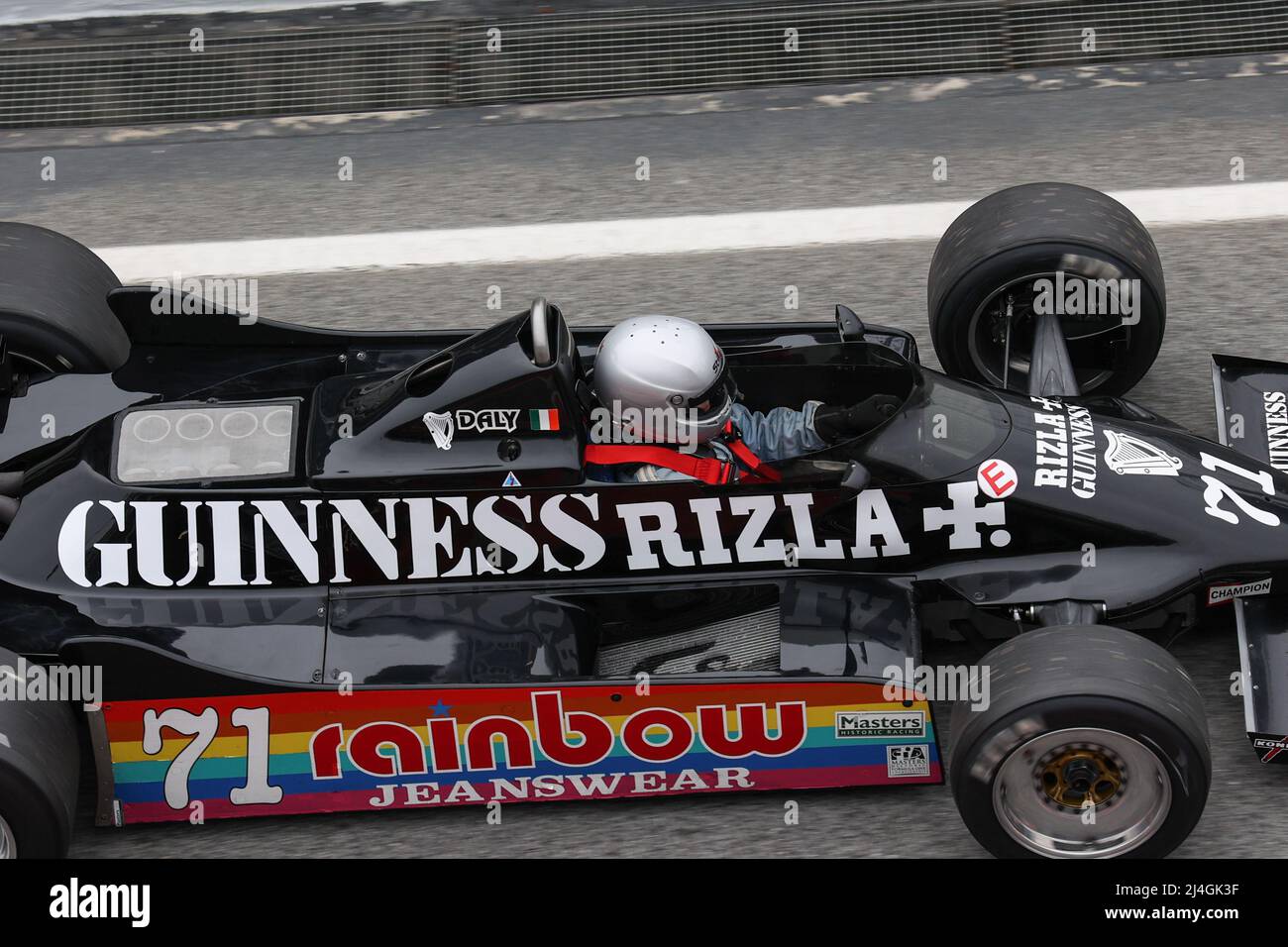 1981 March 811 Cosworth Formula 1 car taking part in Masters Racing ...