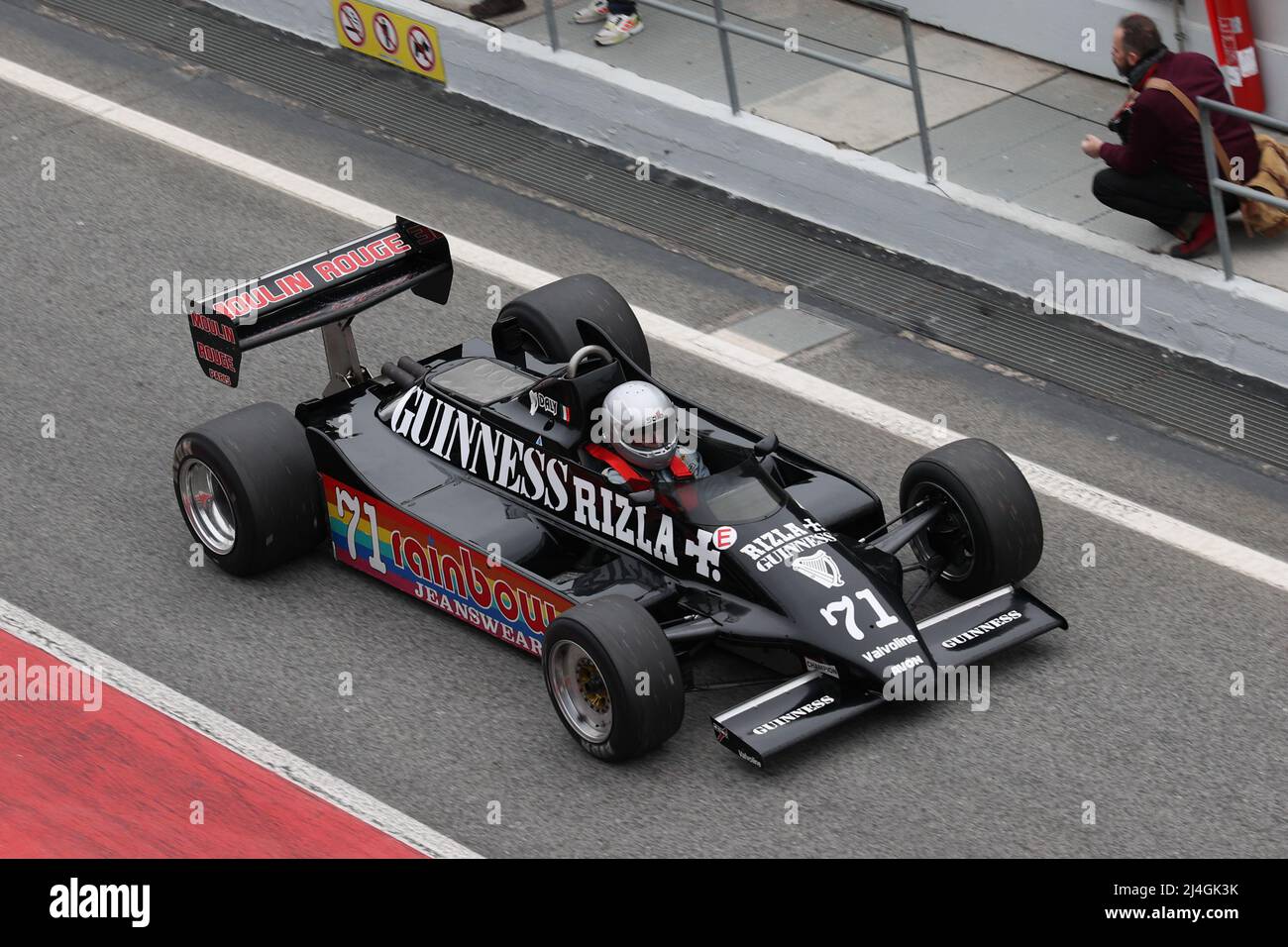 1981 March 811 Cosworth Formula 1 car taking part in Masters Racing ...