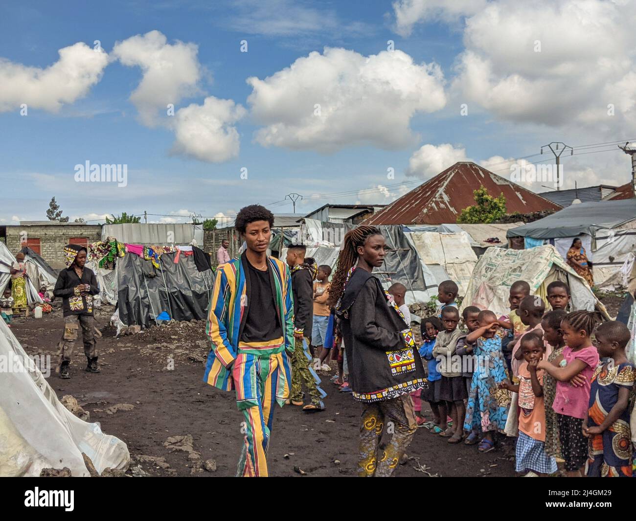 Refugee camp in goma democratic hi-res stock photography and images - Alamy
