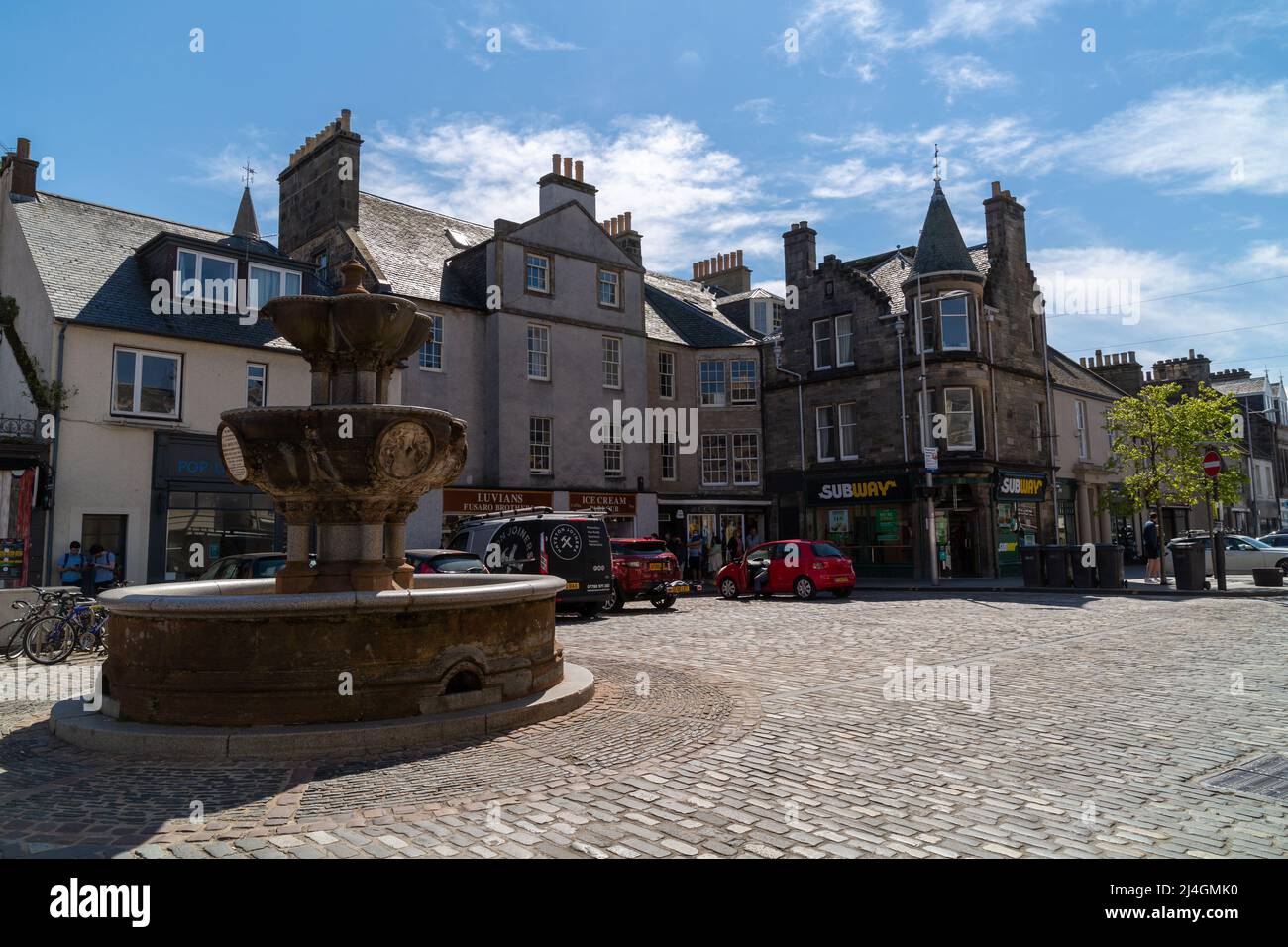 Fountain market street st andrews hi-res stock photography and images ...