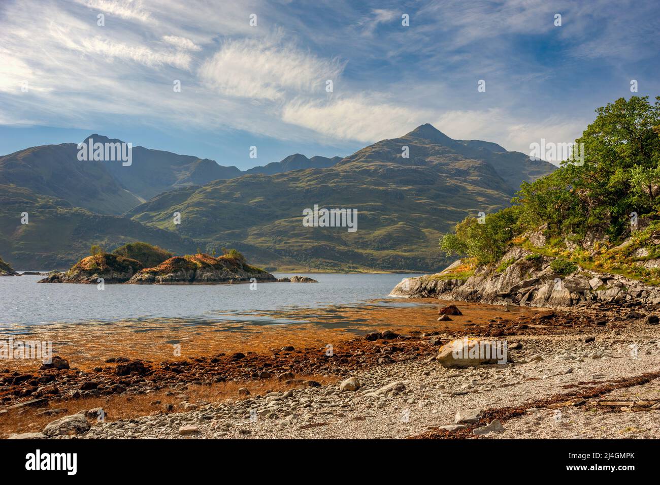 Loch Hourn and the Rough Bounds of Knoydart, Scotland Stock Photo - Alamy
