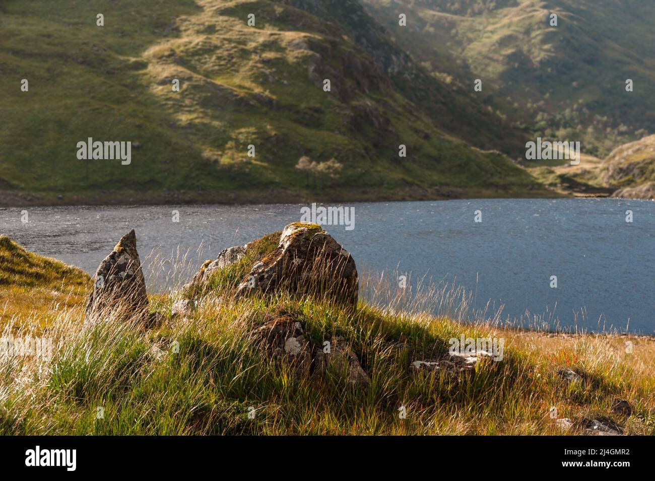 The Dubh Lochan in Glen Arnisdale, Glenelg, Scotland Stock Photo - Alamy