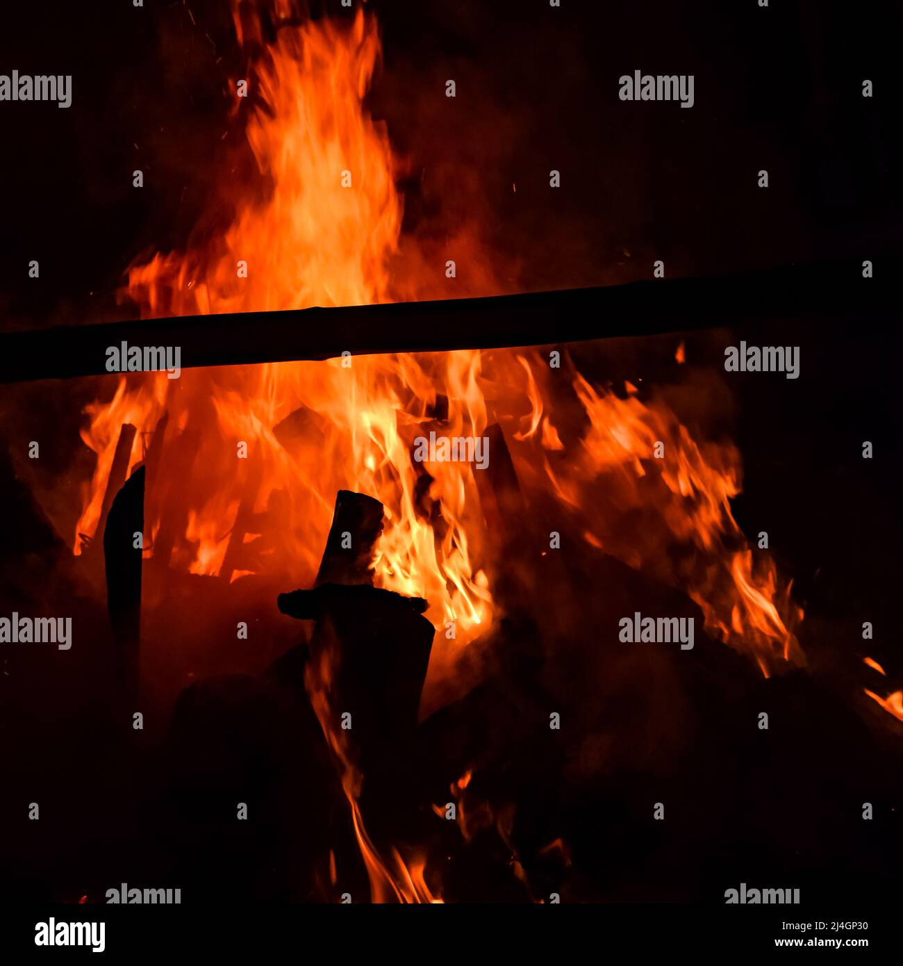 Fire flames on black background, Blaze fire flame texture background ...