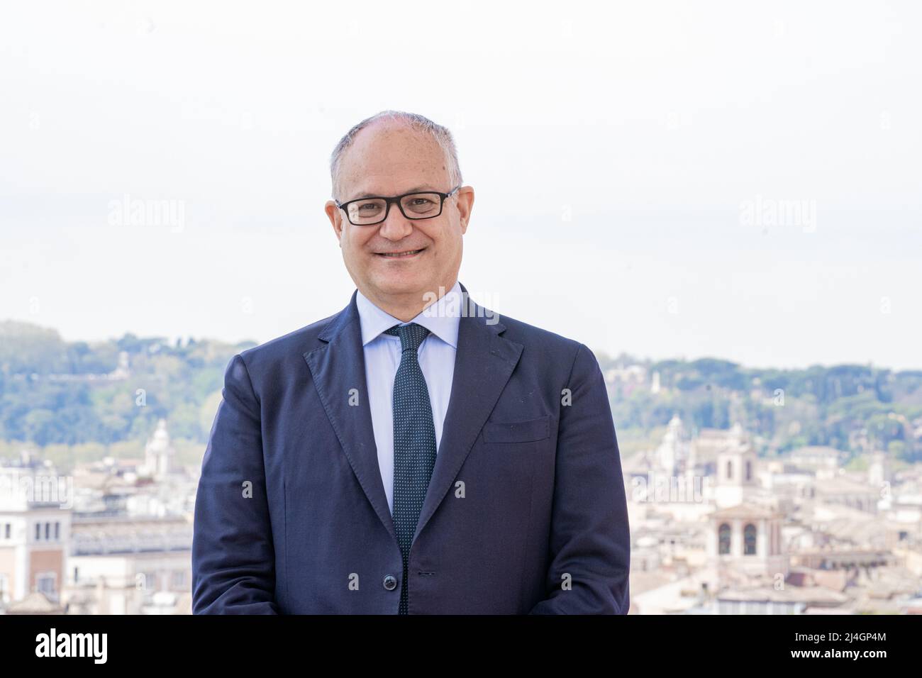 Rome, Italy, April 13, 2022 - The Mayor of Rome, Roberto Gualtieri ...