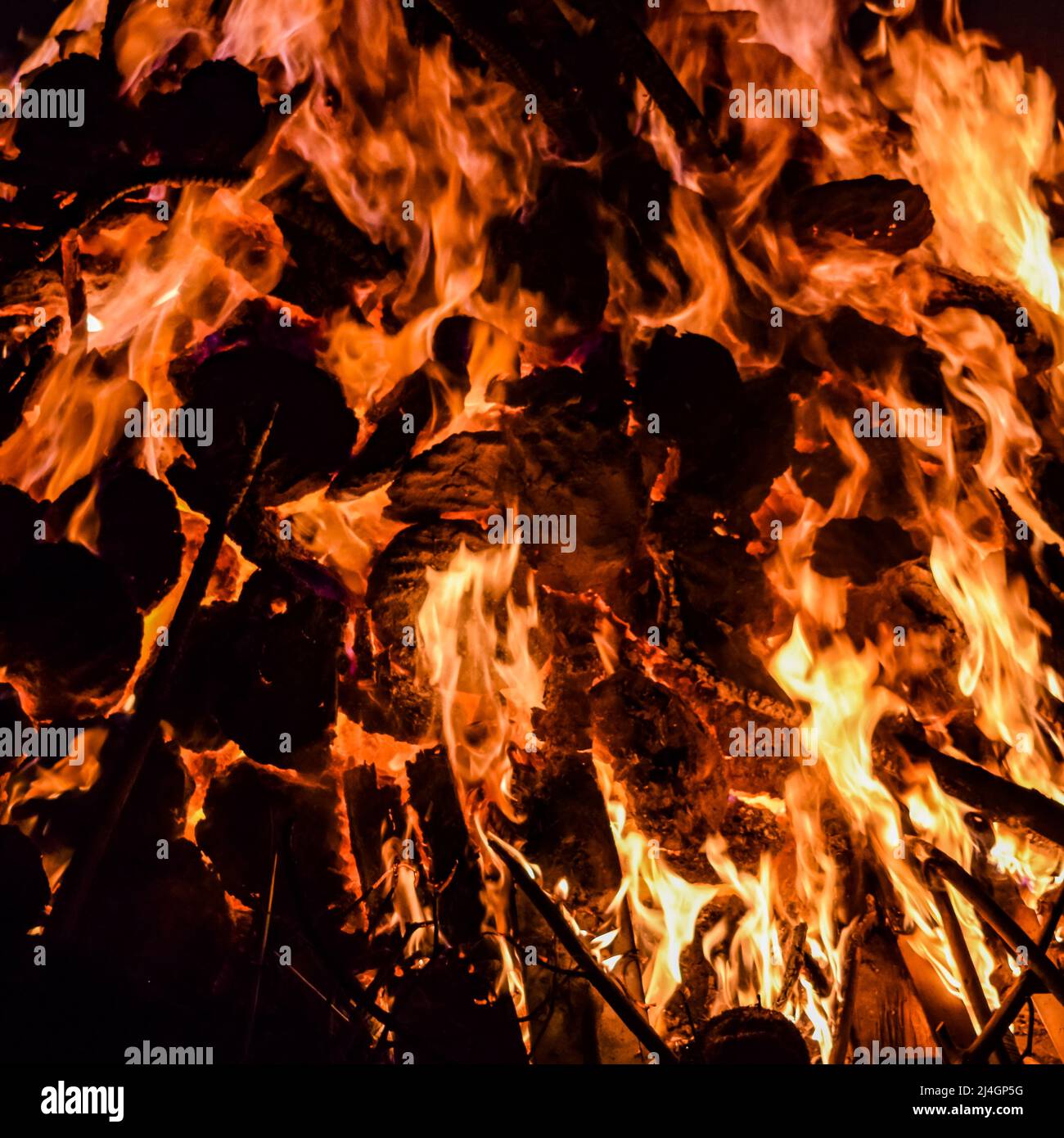 Fire flames on black background, Blaze fire flame texture background ...