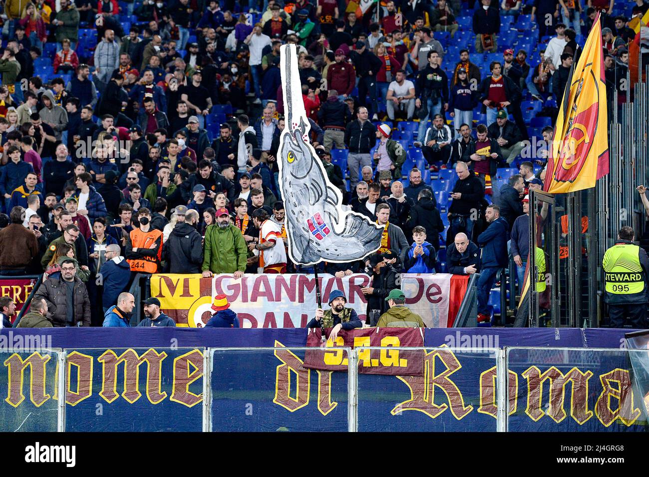 14th April 2022 : Stadio Olimpico, Rome, Italy; Uefa Europa Conference ...