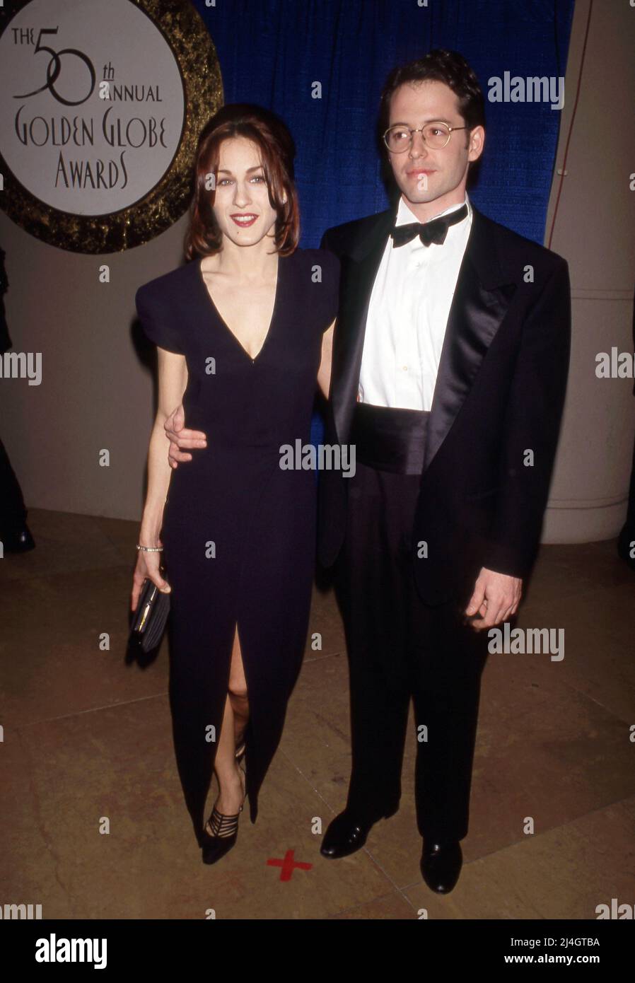Matthew Broderick and Sarah Jessica Parker at the 50th Golden Globe ...