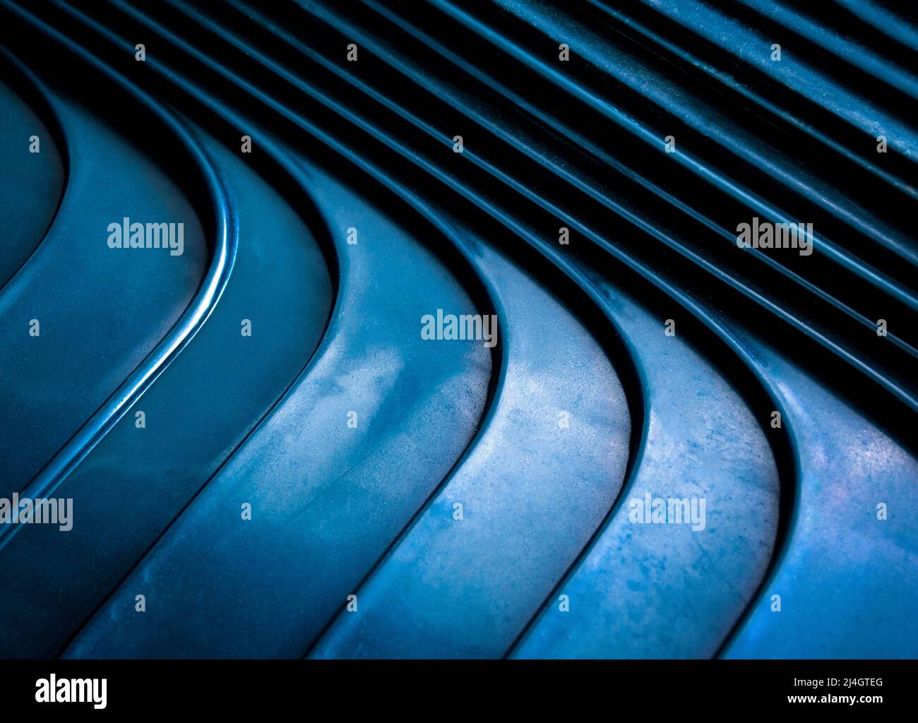 abstract background or texture blue plastic moldings Stock Photo - Alamy