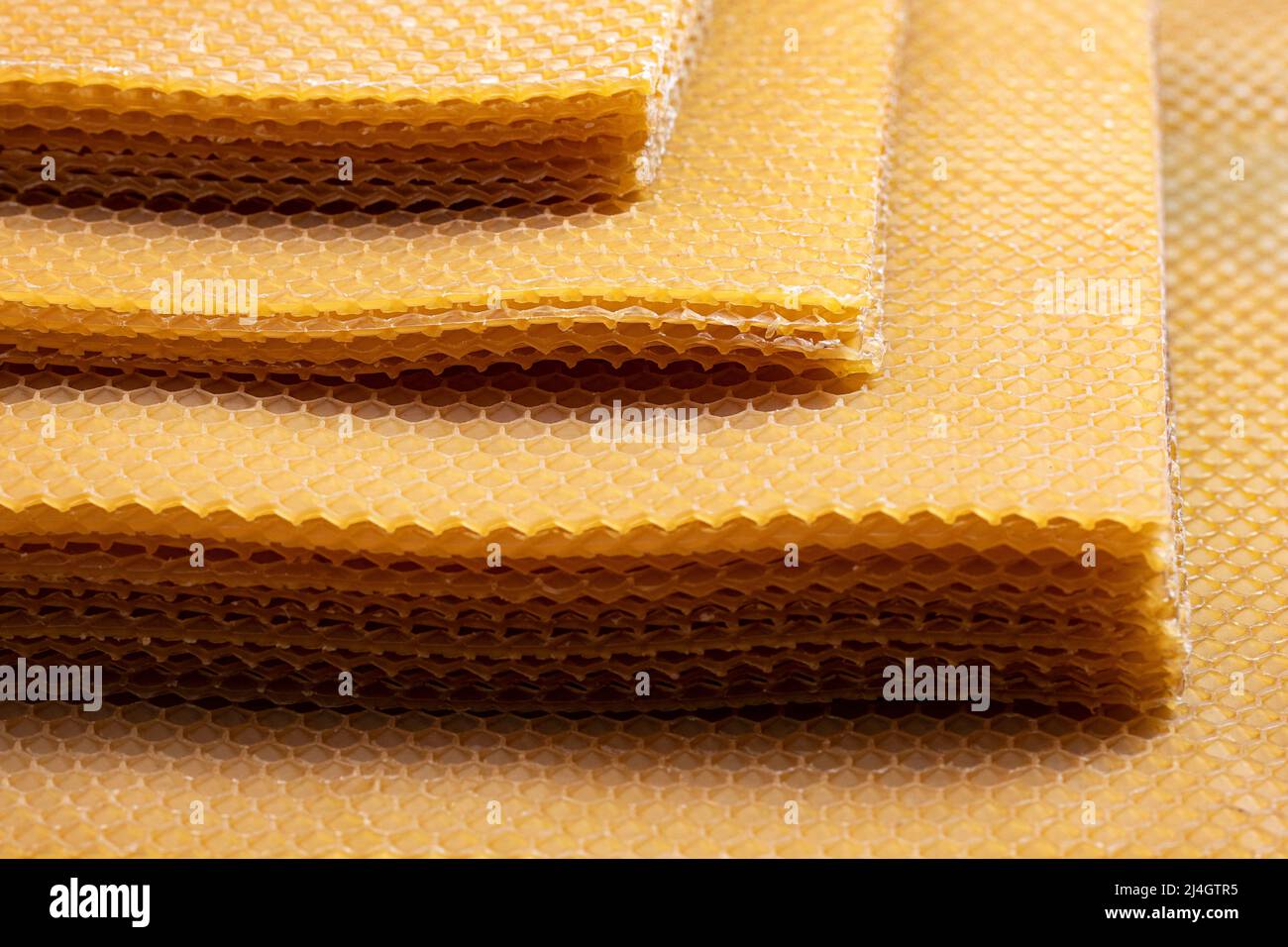 background or texture Bee wax honeycomb Stock Photo - Alamy