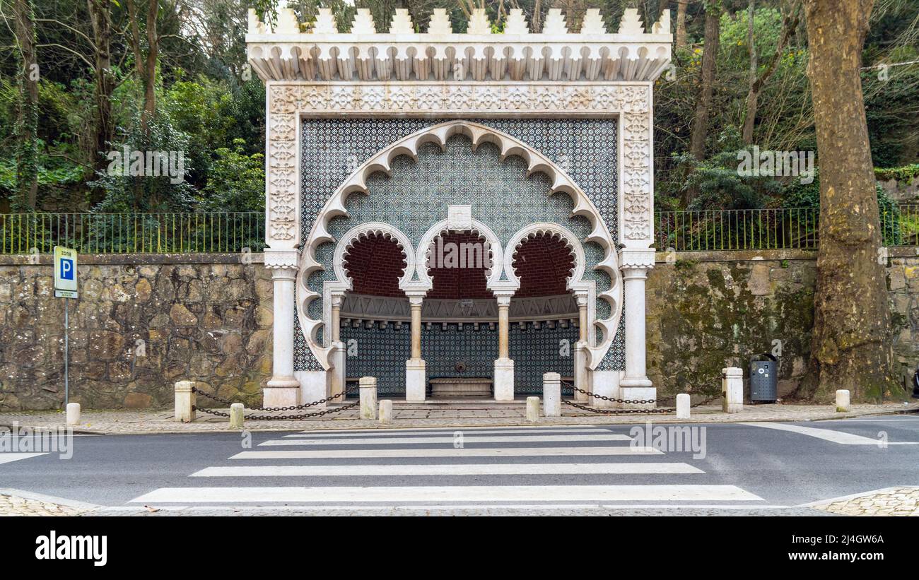 Fonte Mourisca, Sights of Sintra, Portugal Stock Photo - Alamy