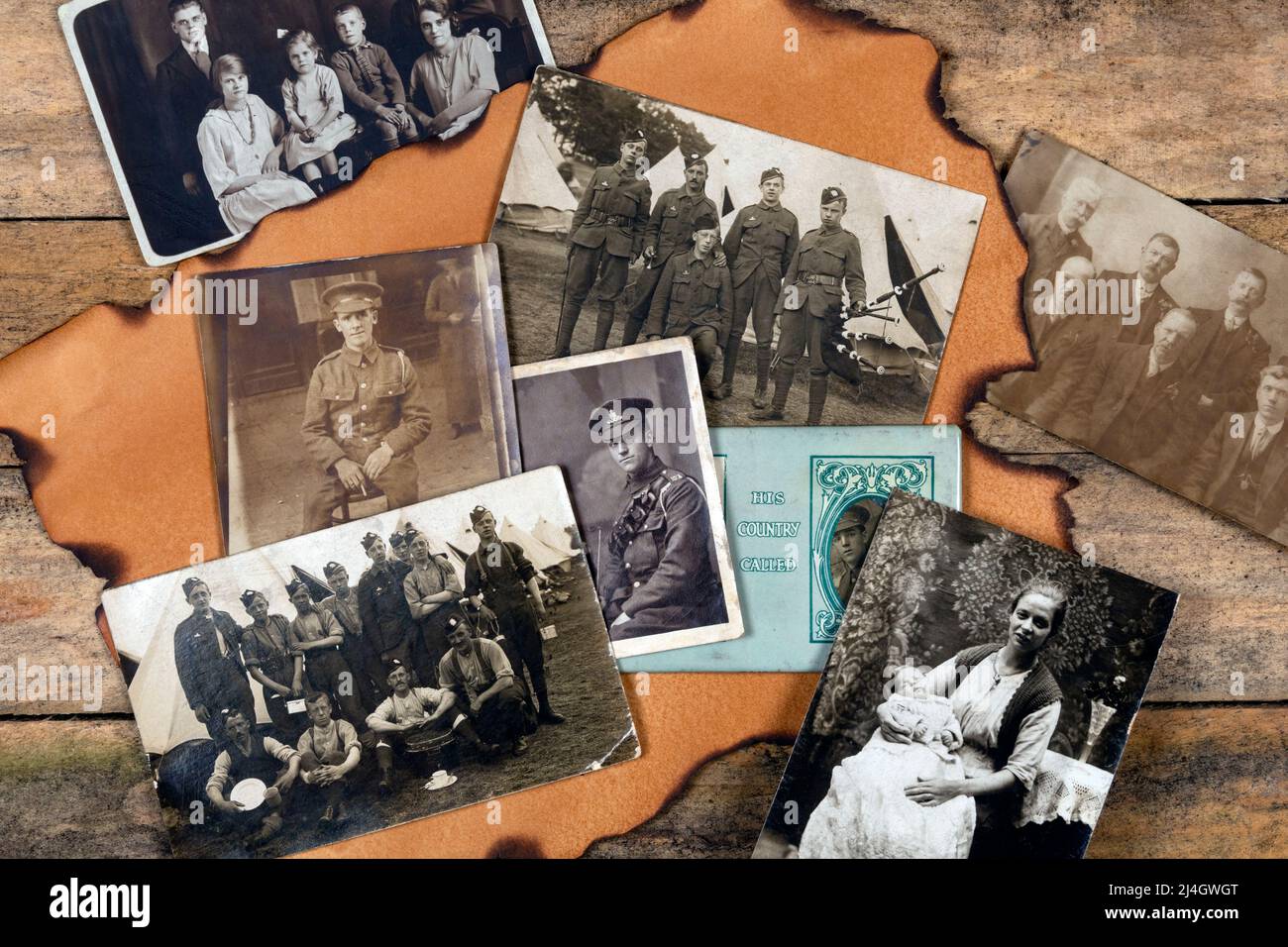 Genealogy - Old family photographs from the time of the First World War ...