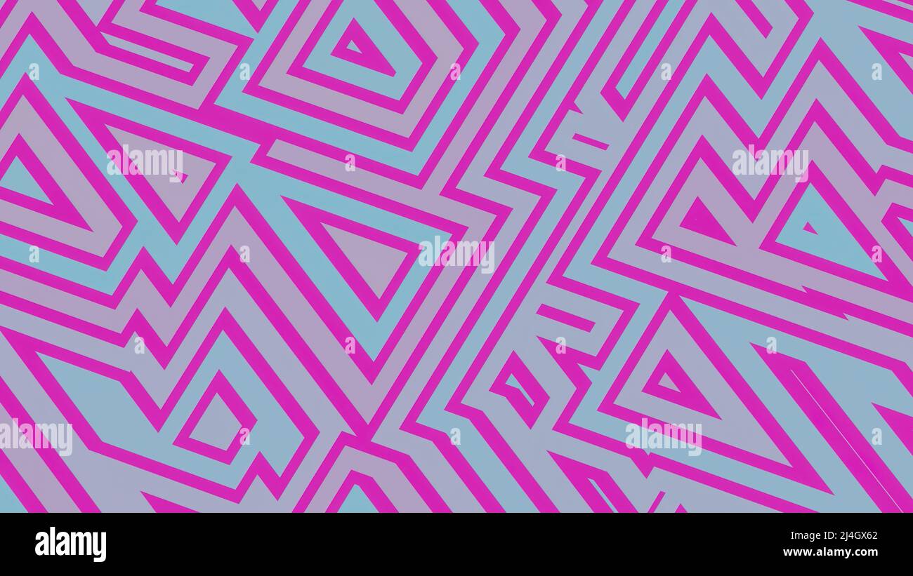 Bright pink abstraction. Design. Bright geometric shapes on the ...